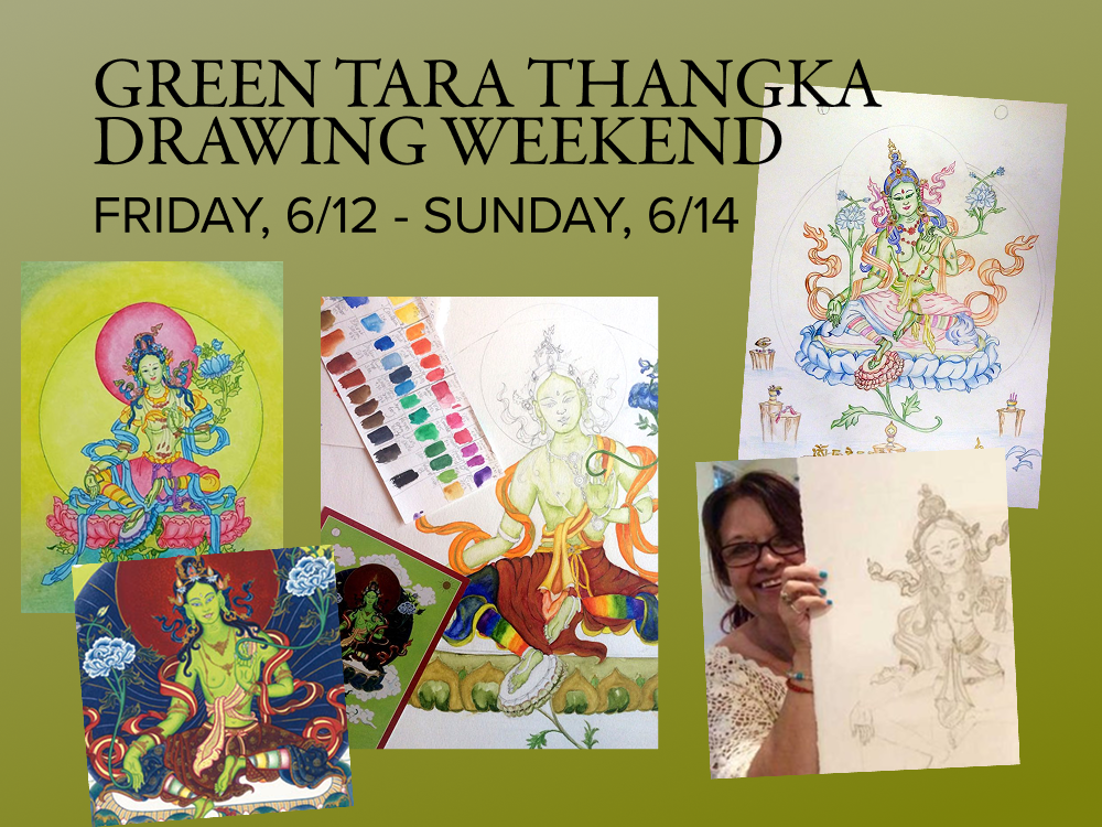 Green Tara Thangka Drawing Weekend | with Carmen Mensink - Tibet House ...